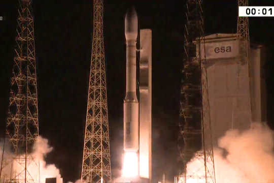 Départ dans l'espace des 2 satellites construits en Israël OPSTAT-3000 ...